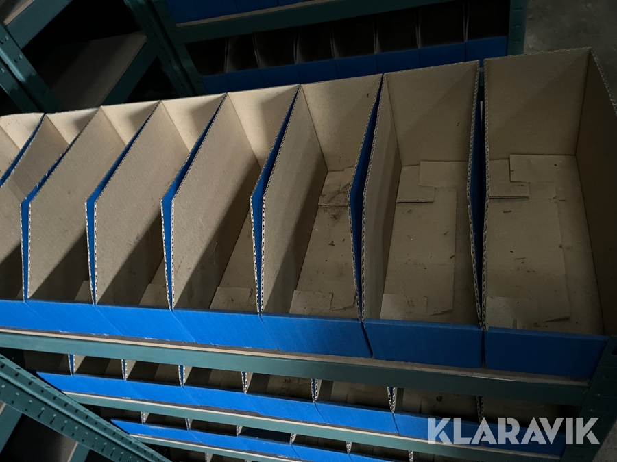 Lagerreoler 7 sektioner, Skive, Klaravik auktioner