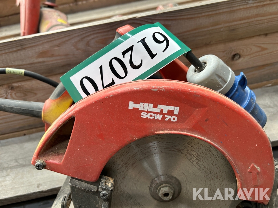 Rundsav Hilti SCW 70, Ringsted, Klaravik auktioner
