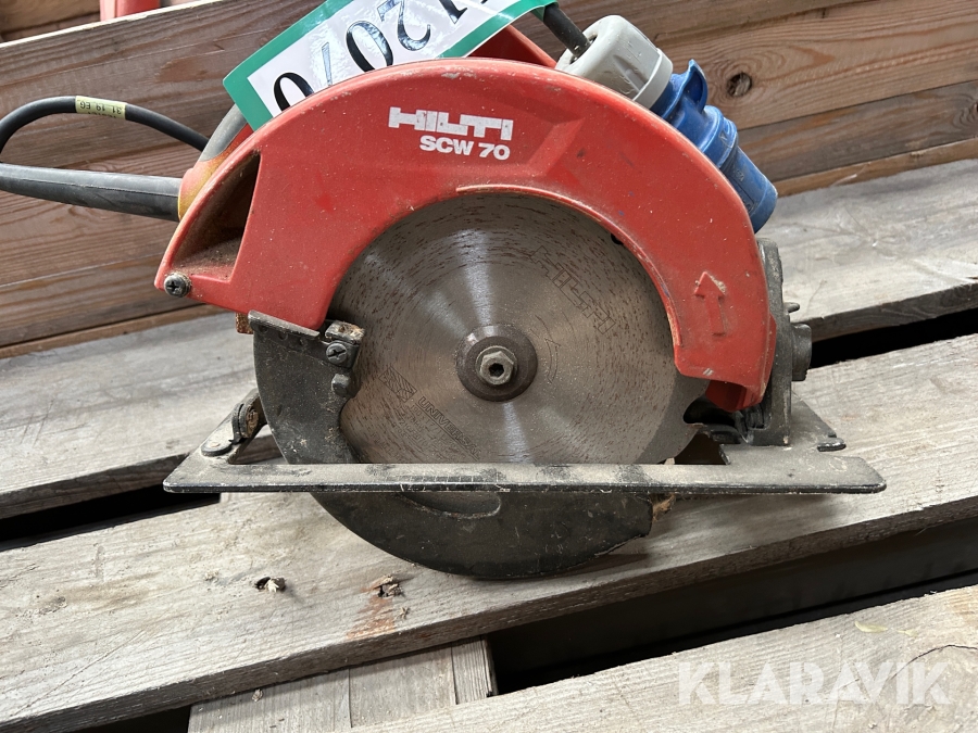 Rundsav Hilti SCW 70, Ringsted, Klaravik auktioner