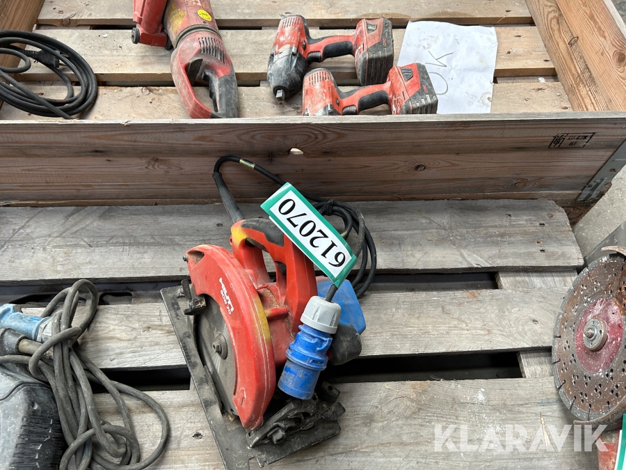 Rundsav Hilti SCW 70, Ringsted, Klaravik auktioner