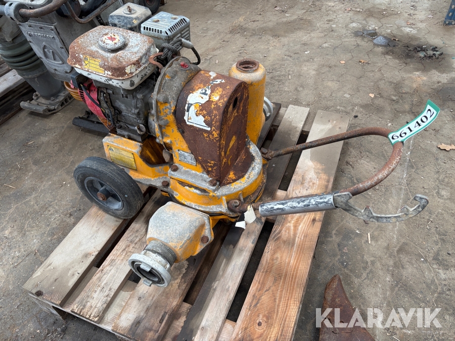Grødepumpe Wacker & Honda PD-3A, Kalundborg, Klaravik auktio