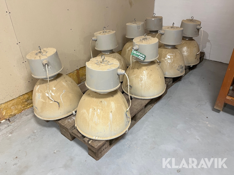Lysarmaturer 8stk. SBP BOX LAMA, Brønderslev, Klaravik aukti
