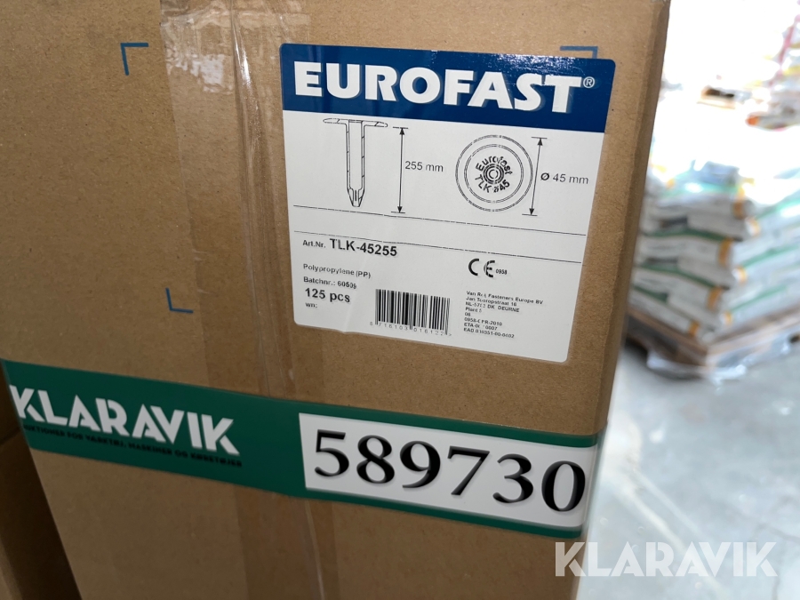 Eurofast 2 kasser facadeplugs TLK-45255, Rødovre, Klaravik a