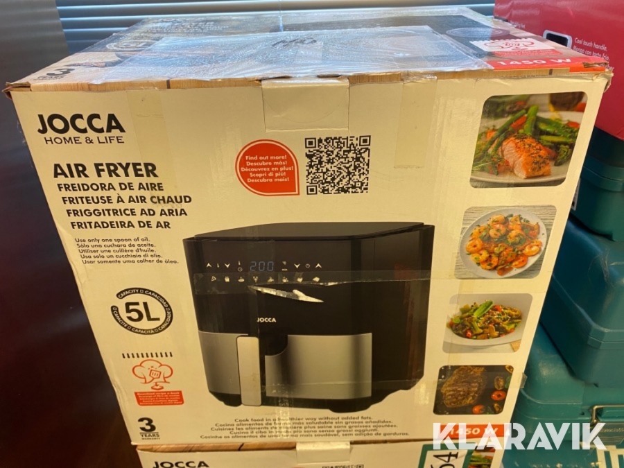 Airfryer Jocca 5 liter, Køge, Klaravik auktioner