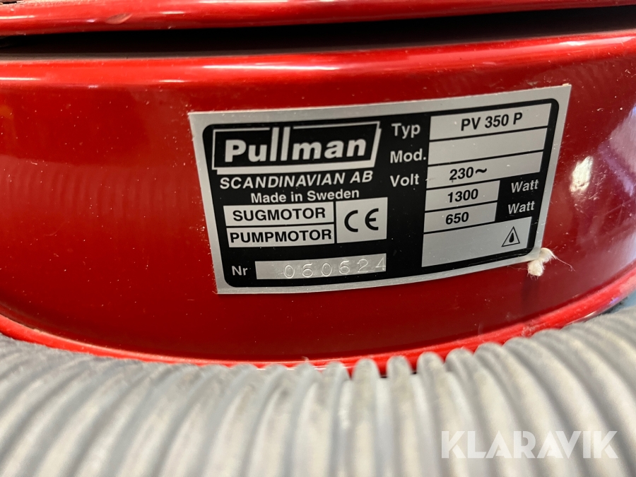 Pullman PV 350P, Egedal, Klaravik auktioner