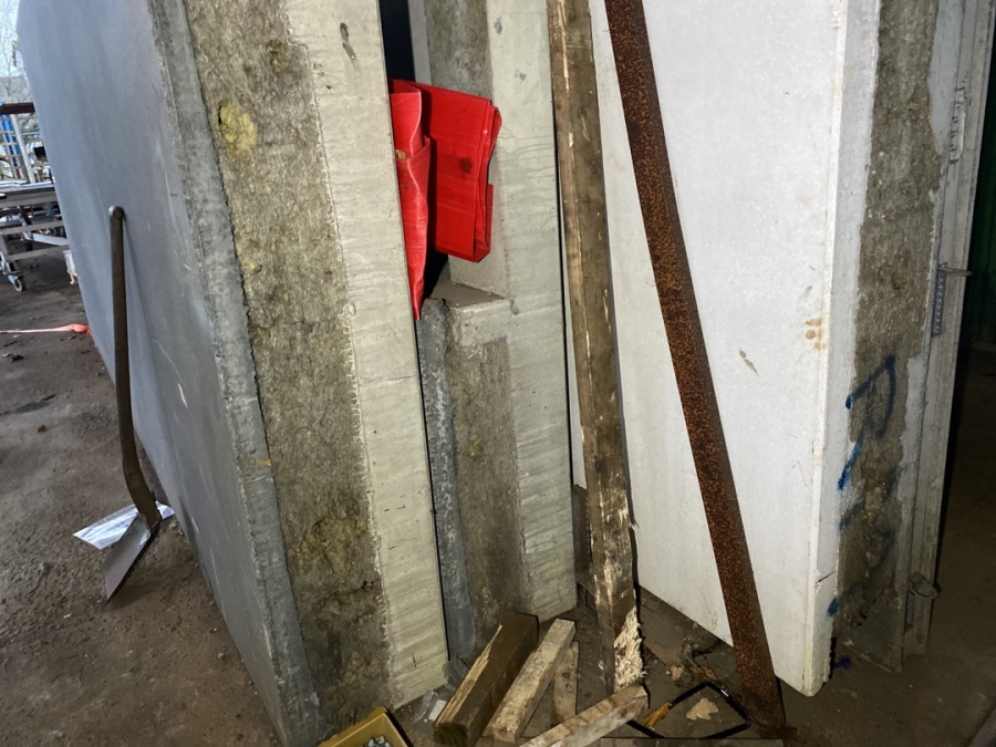 Sandwich beton elementer