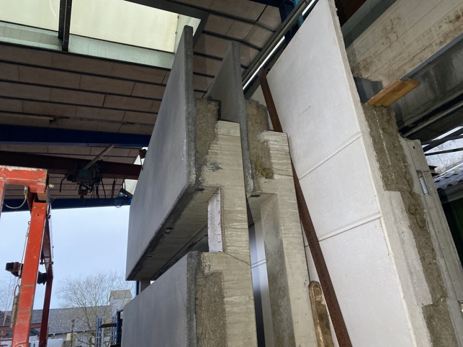 Sandwich beton elementer