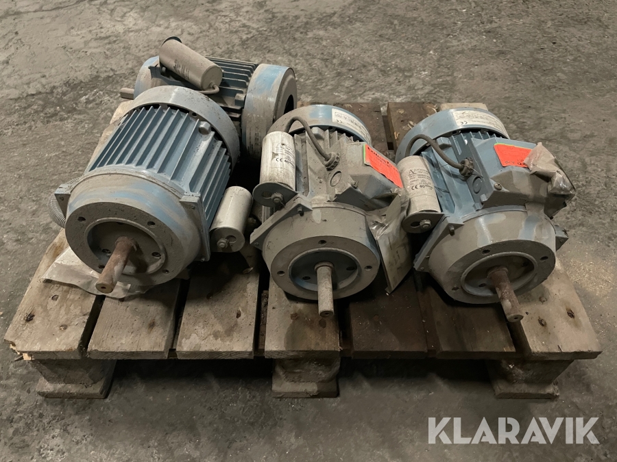El-motorer (4 stk) ABB Motors, Nordfyns, Klaravik auktioner