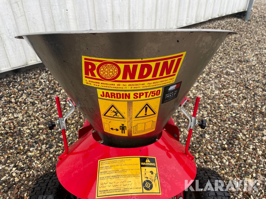 Saltspreder Rondini Jardin SPT/50, Lejre, Klaravik auktioner