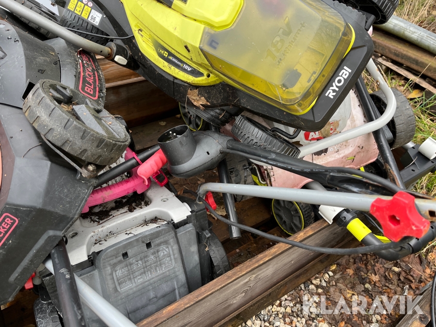 Blandet Palle med udstyr Ryobi, Alko, Black & Decker Blandet