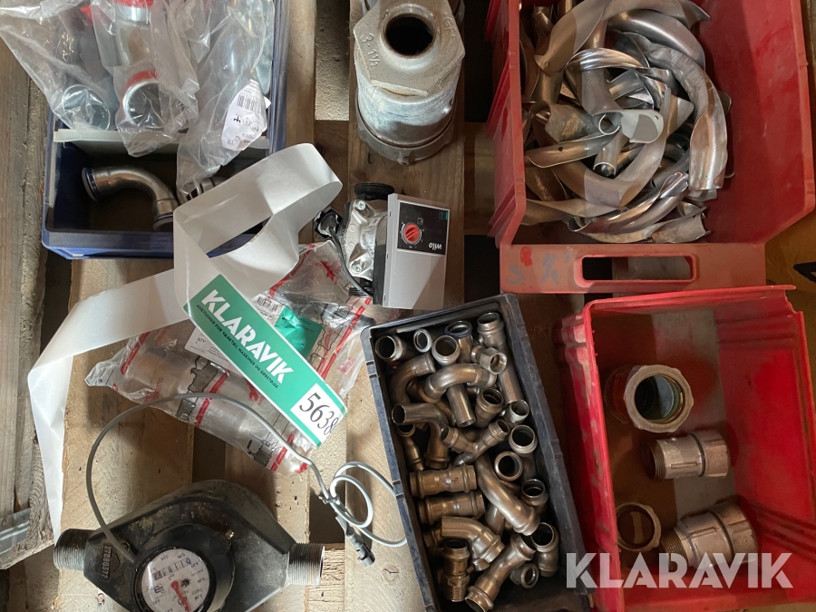 Diverse fittings, Haderslev, Klaravik auktioner
