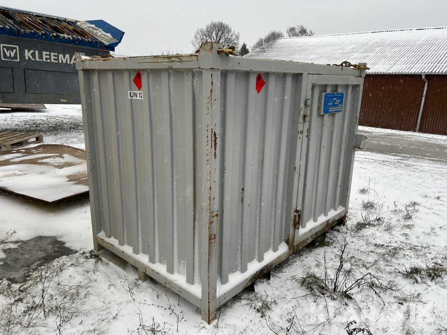 Miljøcontainer med tank Ehes Smede 1500L, Vordingborg, Klara