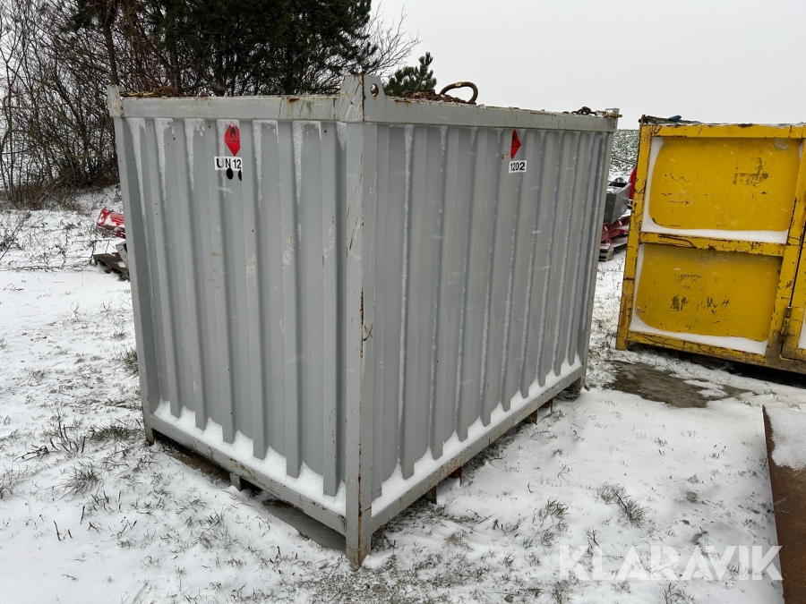 Miljøcontainer med tank Ehes Smede 1500L, Vordingborg, Klara