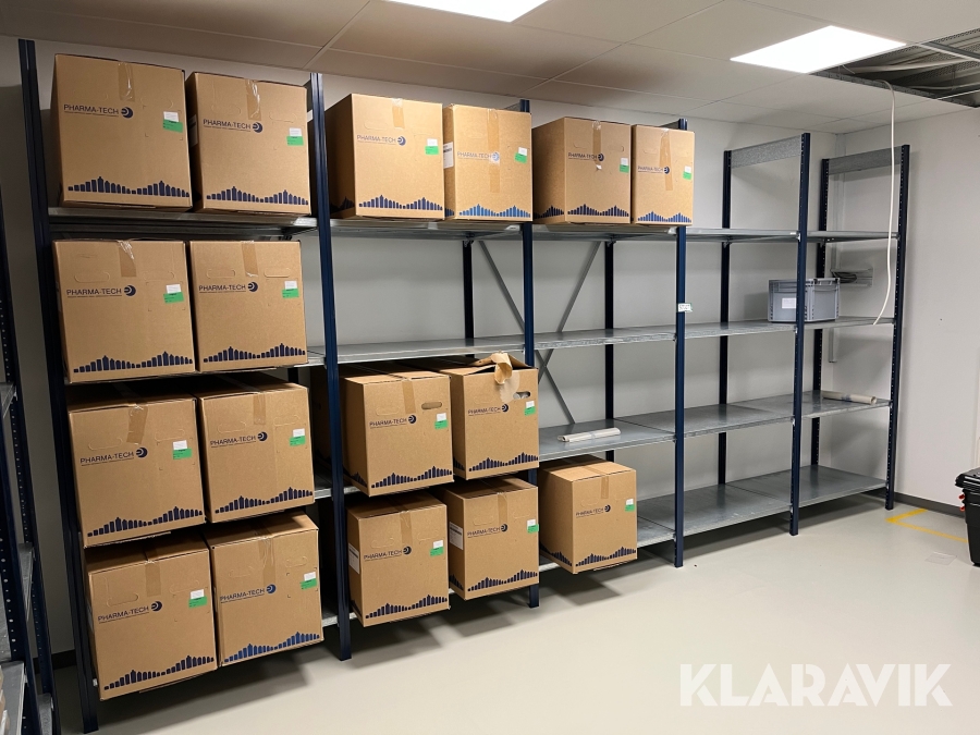 Lagerreol Mecalux, Gribskov, Klaravik auktioner