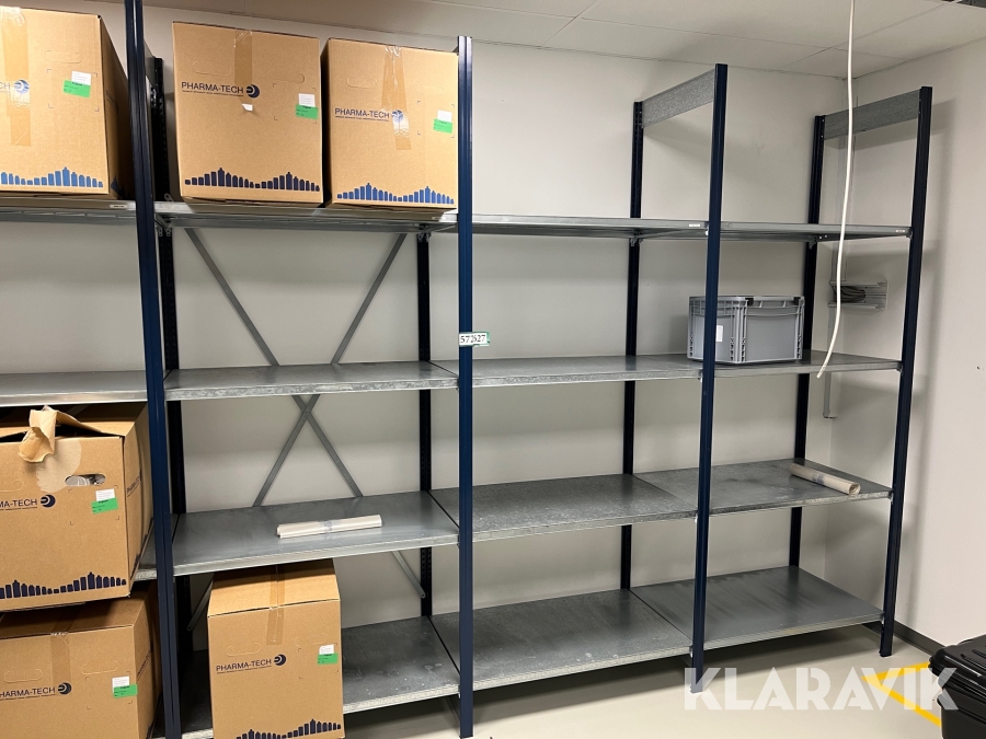 Lagerreol Mecalux, Gribskov, Klaravik auktioner