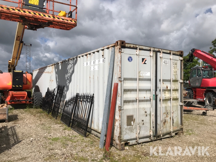 Container 40 fods, Holbæk, Klaravik auktioner