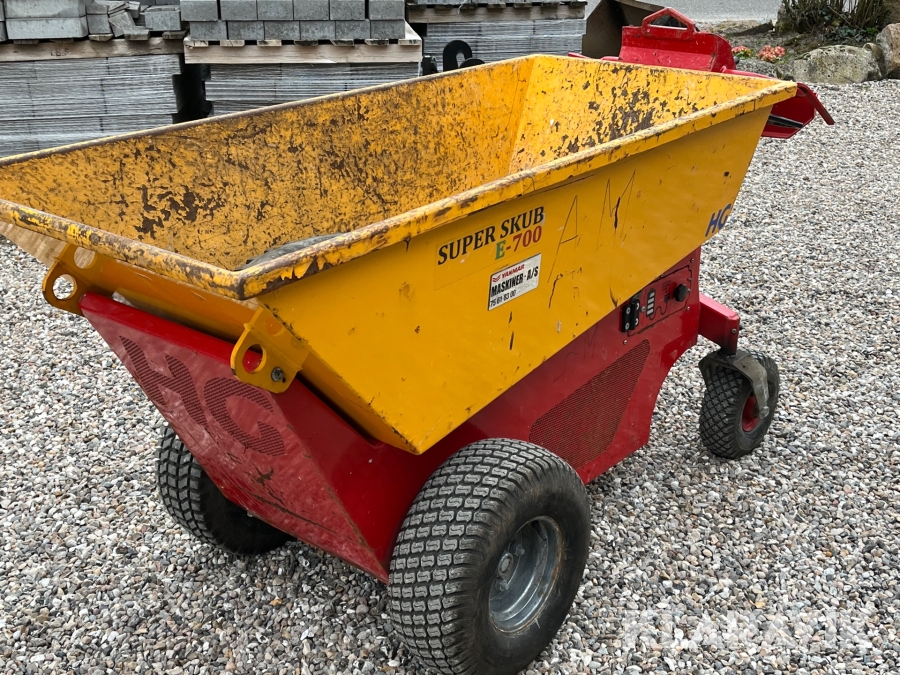 Dumper SUPER SKUB E-700, Tønder, Klaravik auktioner