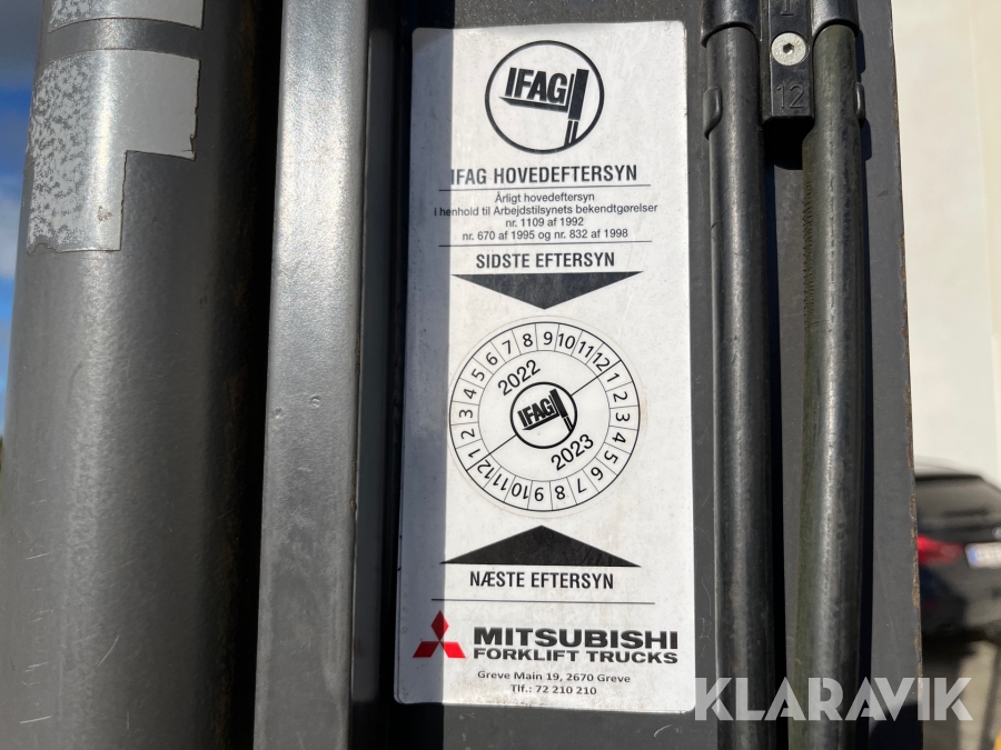 Reach Truck Atlet UNS/141DTFVXF675, Varde, Klaravik auktione