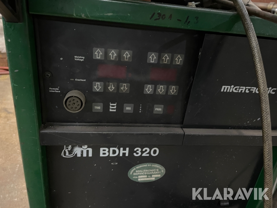 Svejsemaskiner Megatronic BDH 320, Faaborg-Midtfyn, Klaravik