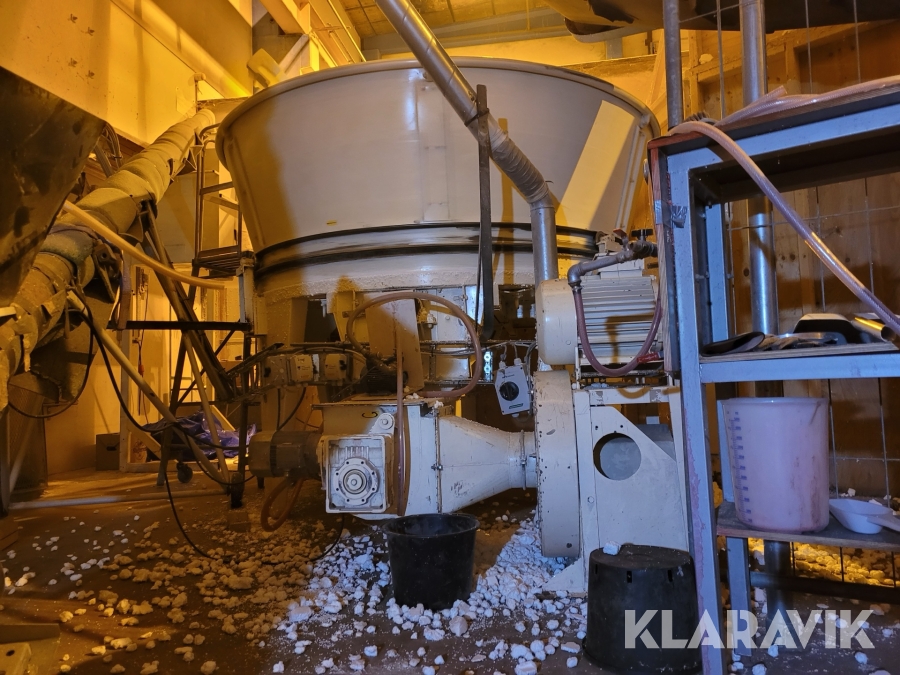 Produktionsanlæg til genanvendelse af EPS/Flamingo affald Bo