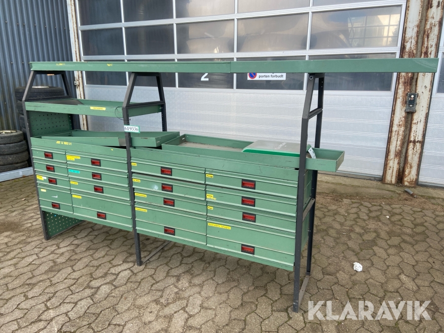 Hylder indretning Edström, Svendborg, Klaravik auktioner