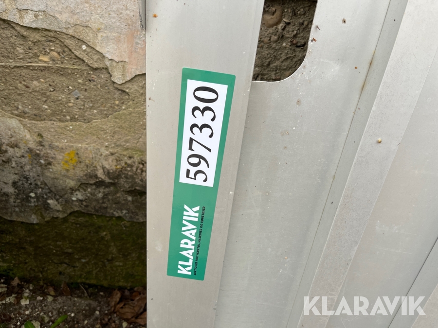 Aluminium port / uden stolper 580x194cm, Gribskov, Klaravik