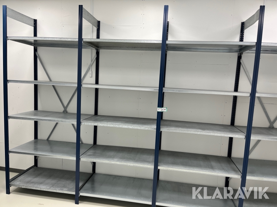 Lagerreol Mecalux, Gribskov, Klaravik auktioner