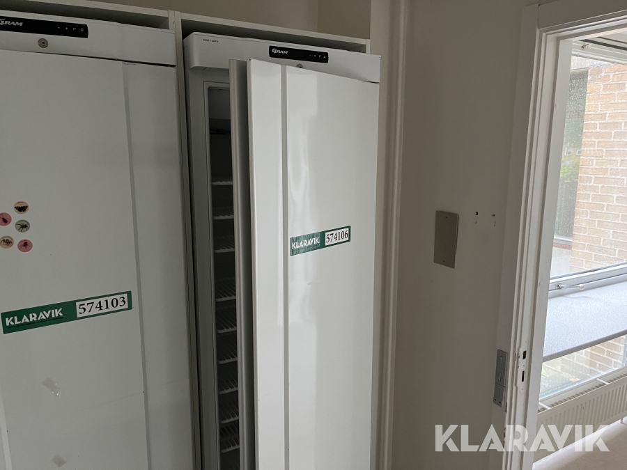 Køleskab/fryser Gram F410 LG, København, Klaravik auktioner