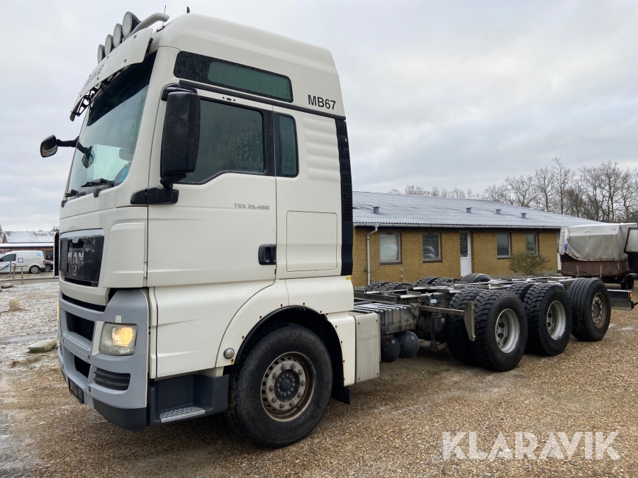 Lastbil MAN Tgx 35.540 8x4/4 BI, Ringkøbing-Skjern, Klaravik