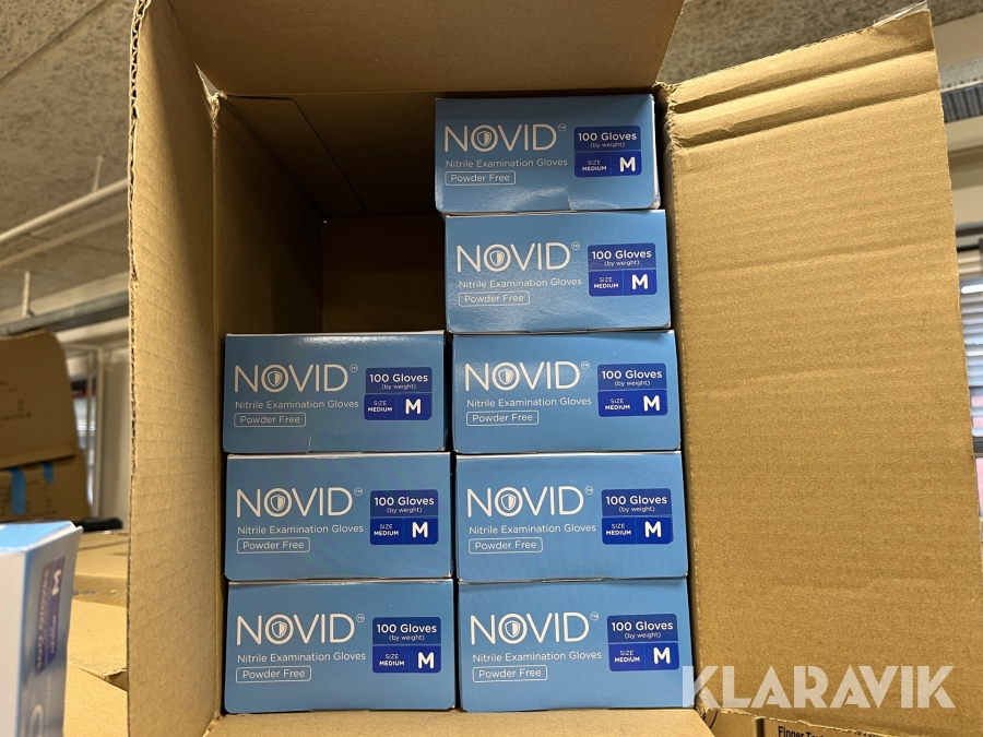 10 kasser str Medium Novid Nitrilhandsker, Roskilde, Klaravi
