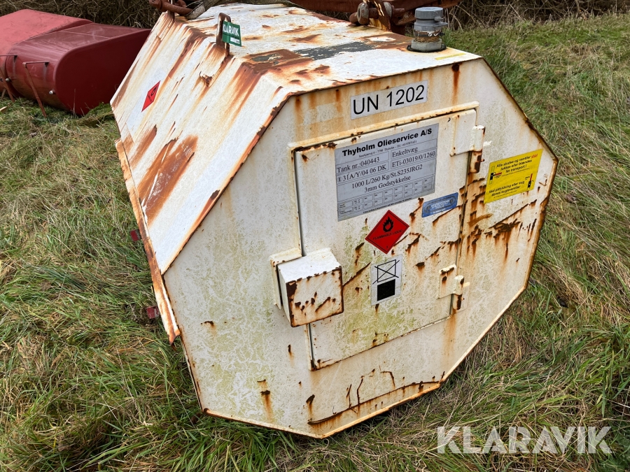Mobil Dieseltank Thyholm , Thisted, Klaravik auktioner