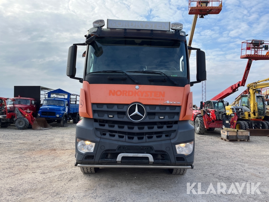 Lastbil med kran Mercedes-Benz Arocs 3248 LK 8x4/4, Holbæk,