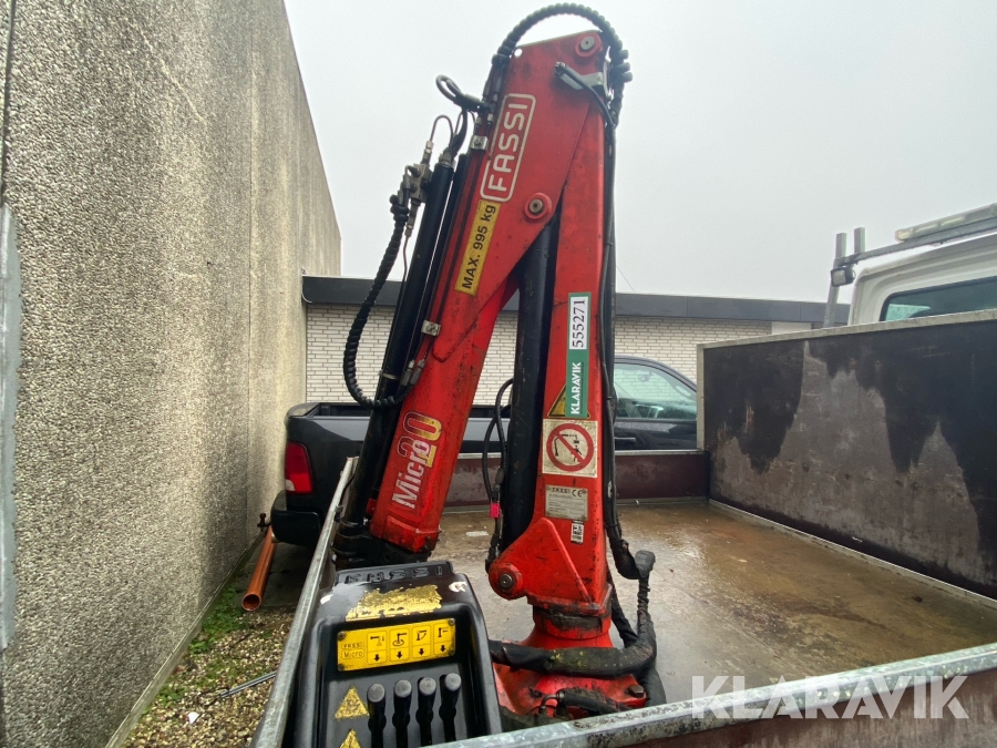 Kran Fassi Micro m20a 12, Ishøj, Klaravik auktioner