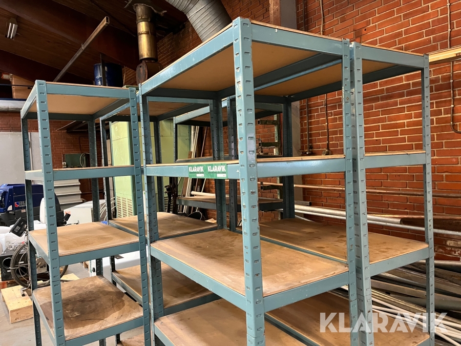 Lagerreoler 5 sektioner, Skive, Klaravik auktioner