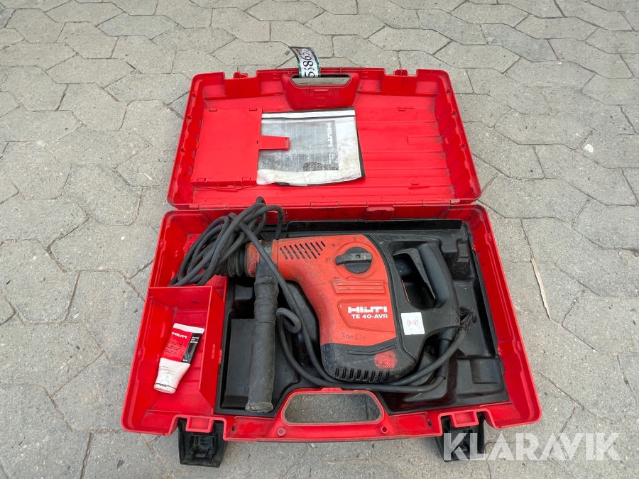 Borehammer Hilti TE 40-AVR, Holbæk, Klaravik auktioner
