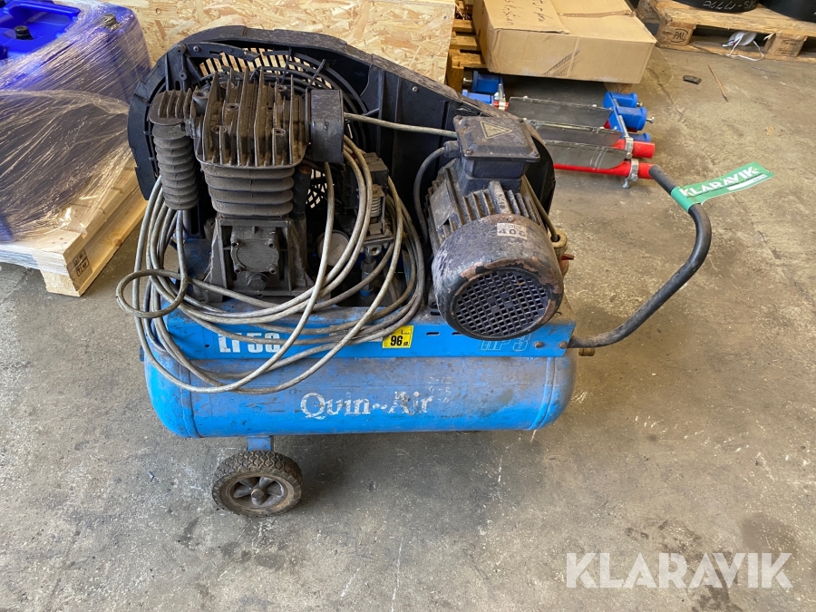 Kompressor 400 v / 50 liter, Aabenraa, Klaravik auktioner