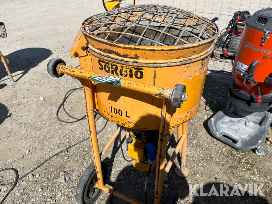 Tvangsblander Soroto 80L, Holbæk, Klaravik auktioner
