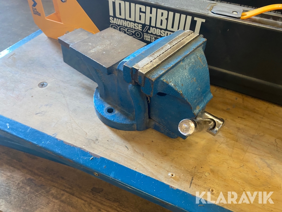 Arbejdsbord, 2 bukke og skruestik Ridgid / toughbuilt 1000