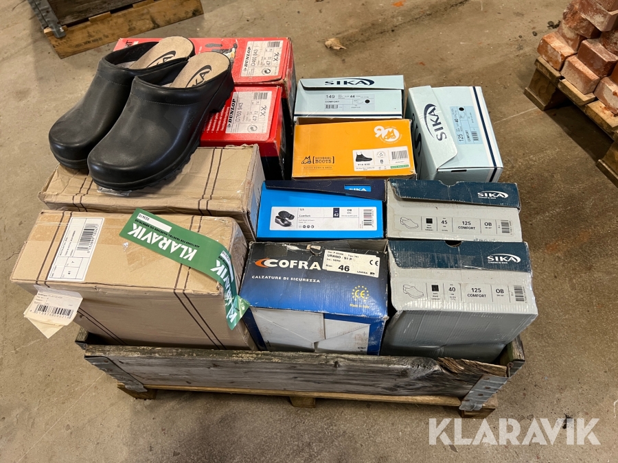 Restsalg fodtøj, Morsø, Klaravik auktioner