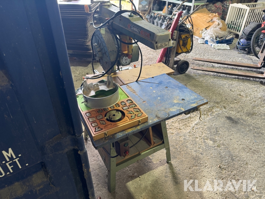 Radialarmsav Dewalt DW 110, Sønderborg, Klaravik auktioner