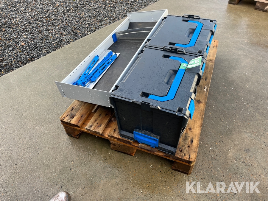 Overskud bilindretning Sortimo, Skive, Klaravik auktioner