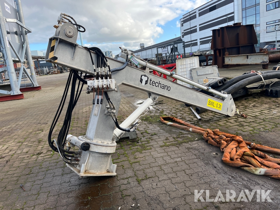 Wire kran Techano TC344-001, Esbjerg, Klaravik auktioner