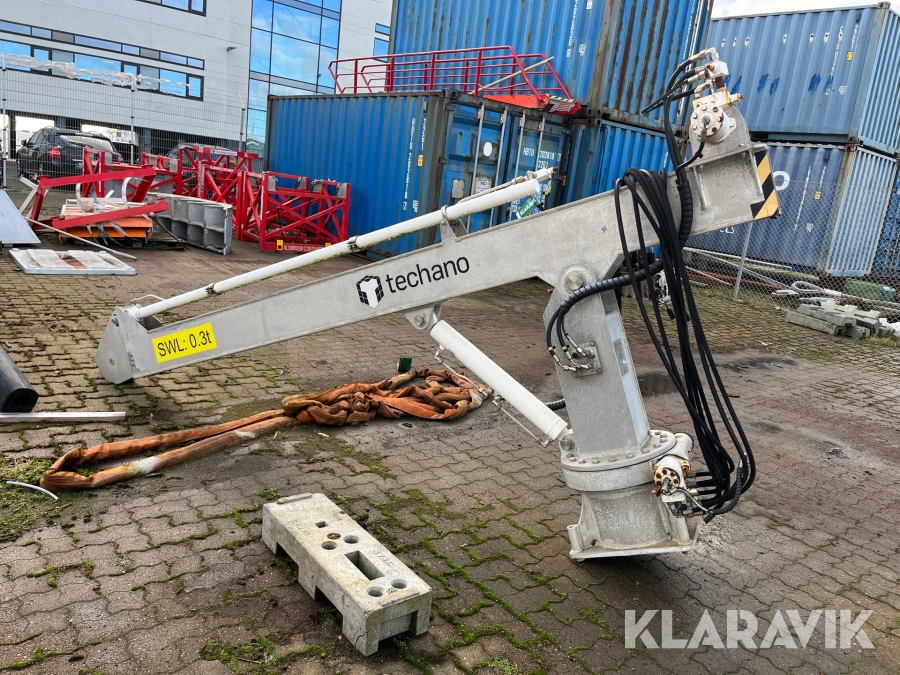 Wire kran Techano TC344-001, Esbjerg, Klaravik auktioner