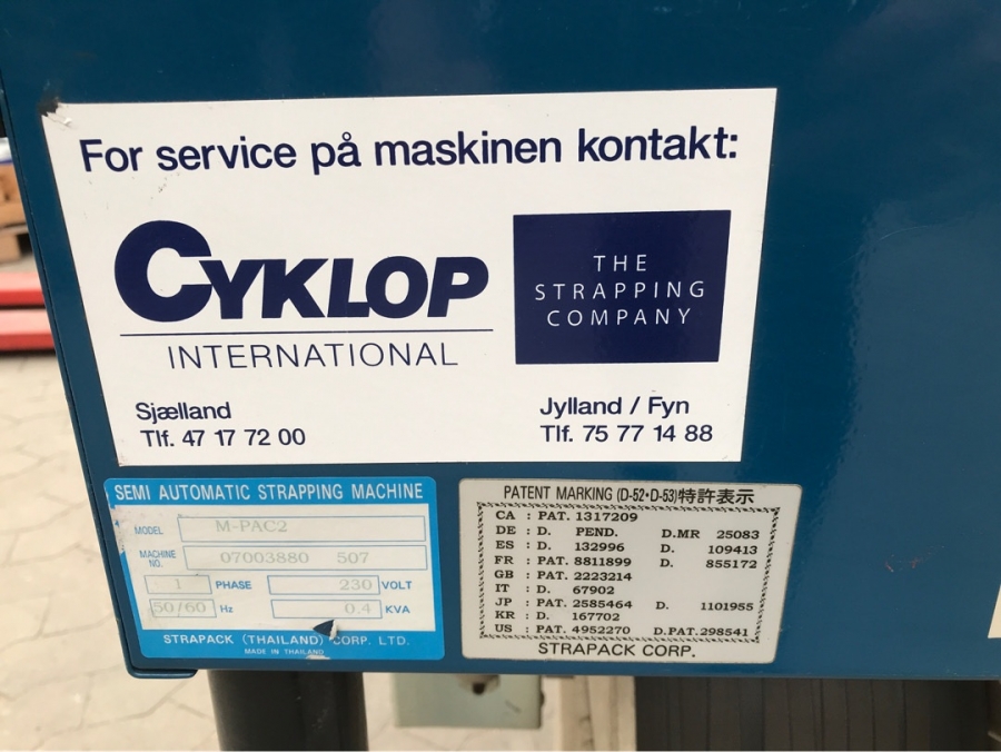 Klaravik Auktioner | Cyklop pakkemaskine