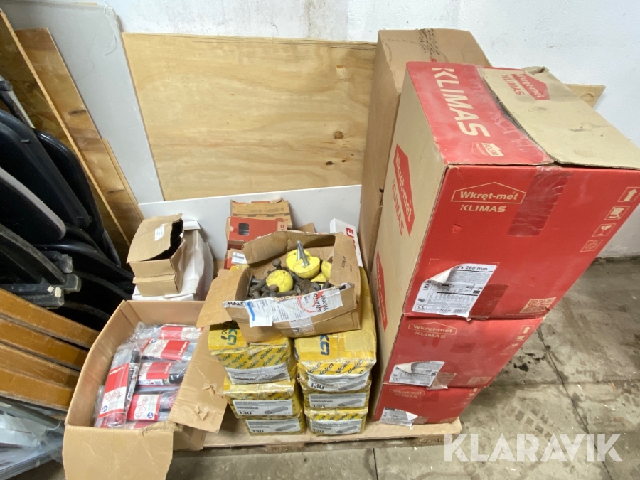 Beton- og støbetilbehør Hilti, Klimas og Doka, Faxe, Klaravi