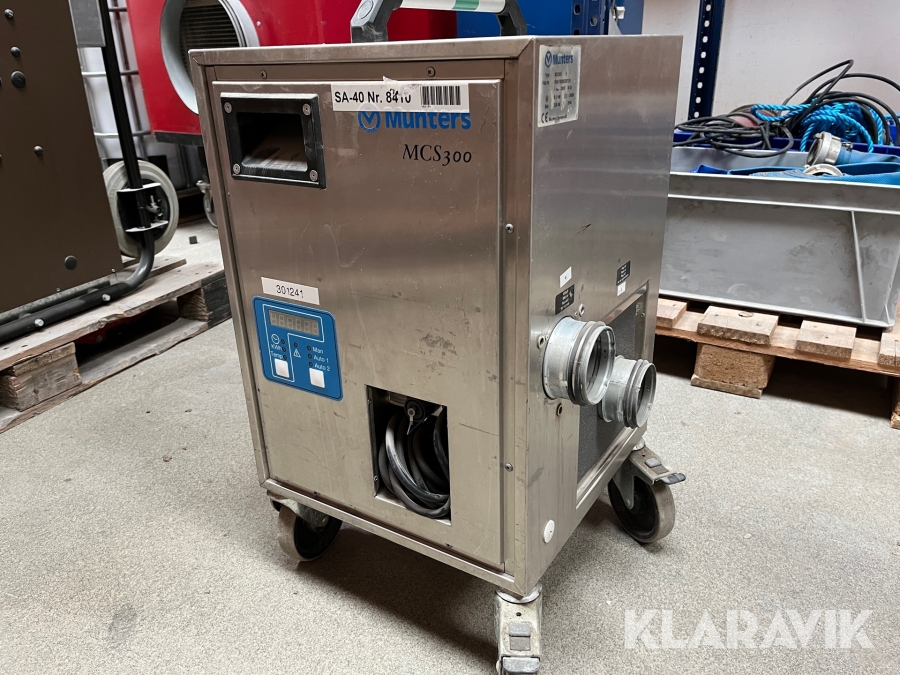 Affugter Munters MCS300, Frederikssund, Klaravik auktioner