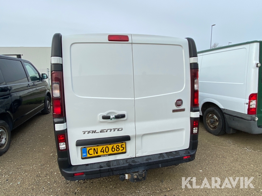 Varebil Fiat Talento, Greve, Klaravik auktioner