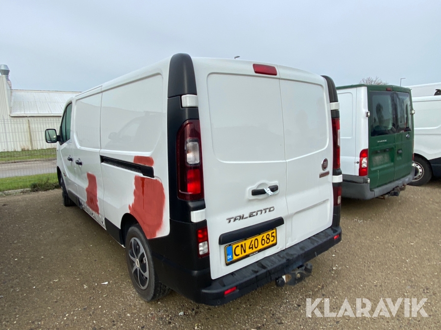 Varebil Fiat Talento, Greve, Klaravik auktioner