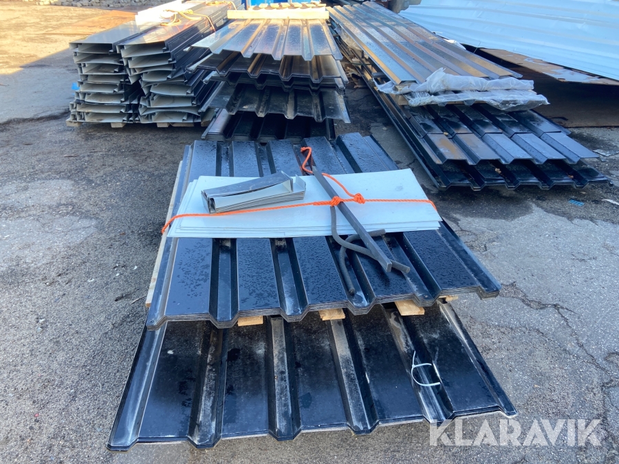 Facadeplader Trapetzplader Sorte, Middelfart, Klaravik aukti