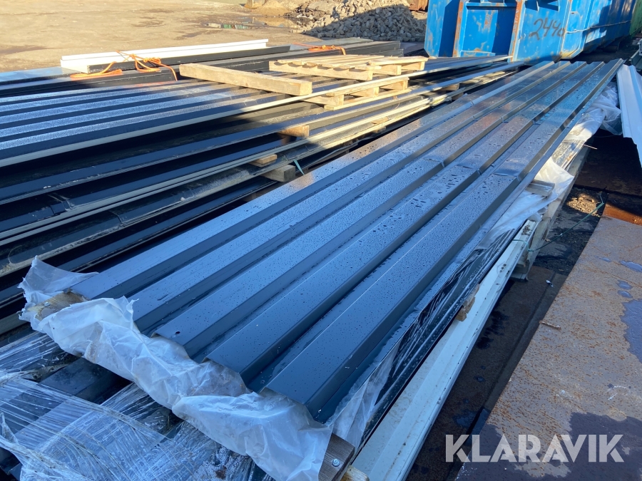 Facadeplader Trapetzplader Sorte, Middelfart, Klaravik aukti